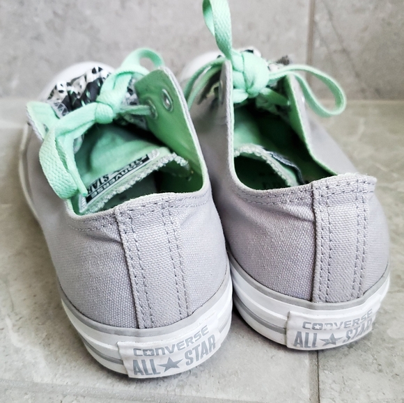 Converse | Shoes | Converse Womens Chuck Taylor Gray Double Tongue ...